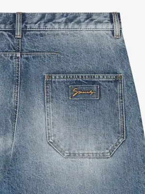 Givenchy Large Fit Patch Pocket Jeans
