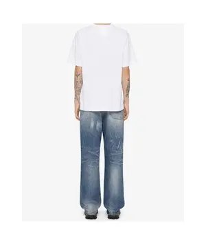 Givenchy Large Fit Patch Pocket Jeans