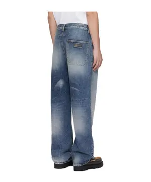 Givenchy Large Fit Patch Pocket Jeans