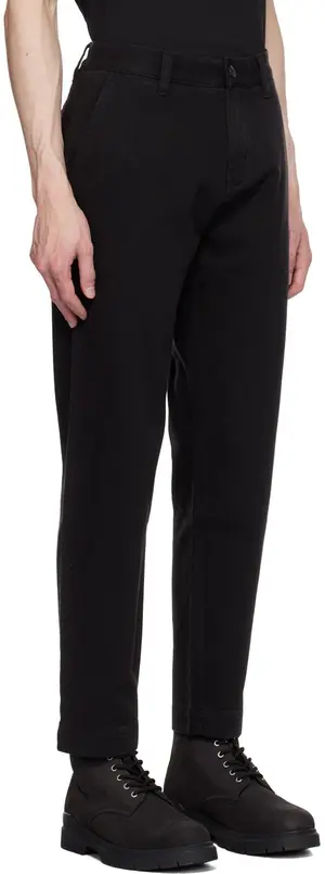 Hugo Boss Straight-leg Cotton Trousers