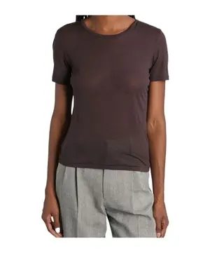 ANINE BING Sylvie Slim-fit T-shirt - Black