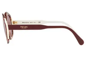 Prada Logo Oval Sunglasses