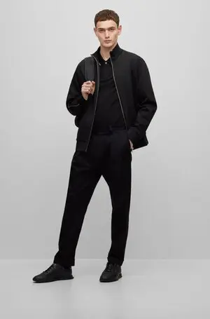 Hugo Boss Zipper Jacket With High Collar