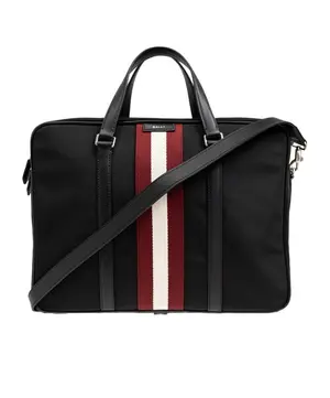 Bally Logo Briefcase - Black