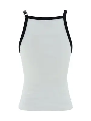 COURREGES Courrèges Buckle Detailed Halter-neck Top
