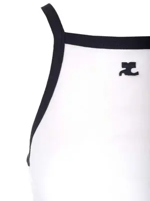 COURREGES Courrèges Buckle Detailed Halter-neck Top