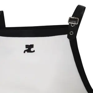 COURREGES Courrèges Buckle Detailed Halter-neck Top