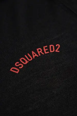 Dsquared2 Knitted Polo Shirt - Black
