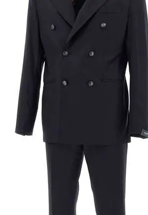 BARBA NAPOLI Double-breasted Suit With Notched Lapels