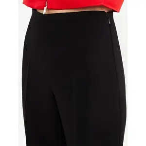 FERRAGAMO High-waist Tailored Straight-leg Trousers - Black