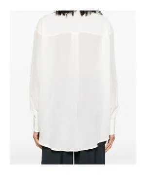 Ermanno Scervino Floral Lace Silk Shirt