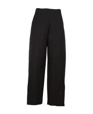 JIL SANDER High-waist Straight-leg Trousers - Black
