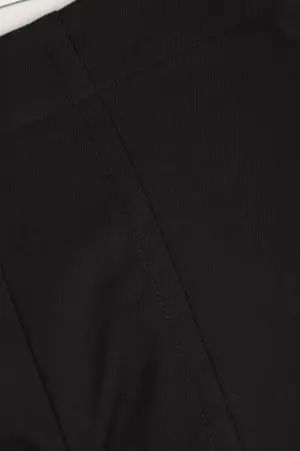 JIL SANDER High-waist Straight-leg Trousers - Black