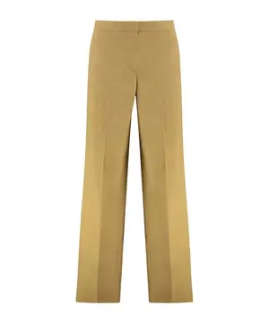 Pinko Stretch Pleated Trousers - Beige