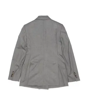 Max Mara Double-breasted Long-sleeved Jacket - Gray