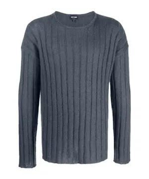 Giorgio Armani Ribbed Sweaters For Men