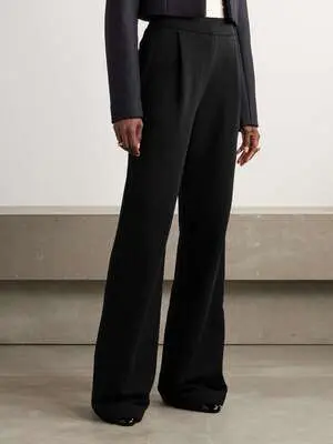 Dries Van Noten Wide-leg Pleated Casual Pants - Black