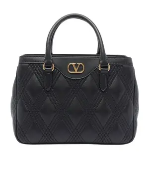 Valentino Garavani Quilted Logo Shoulder Bag