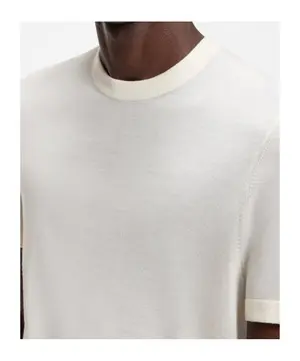 Hugo Boss Short-sleeved Crewneck Knitted Jumper