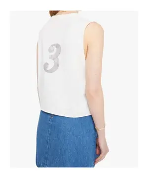 MOTHER The Lil Goodie Goodie Chop Sleeveless Top