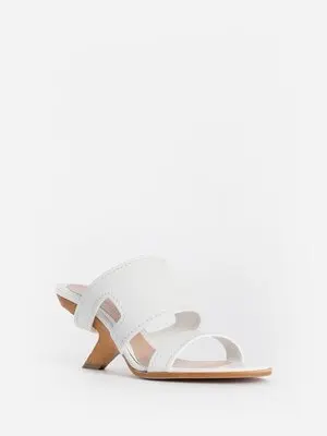 Alexander McQueen Leather No.13 Wedge Mules