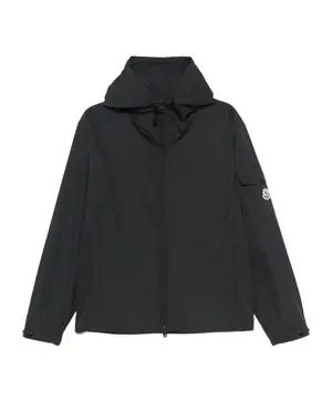 Moncler Sassiere Zip-up Hooded Jacket - Black