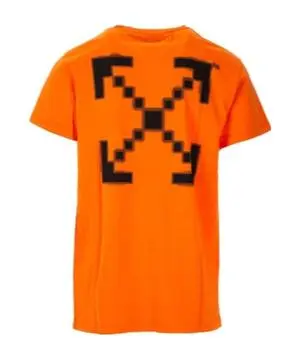 Off-White Printed T-shirt - Orange