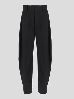 Bottega Veneta Wide-leg Trousers - Black