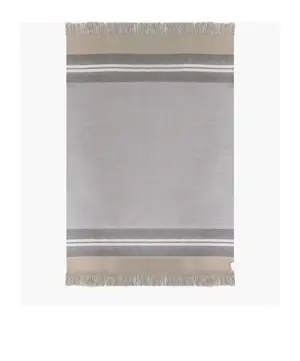 Brunello Cucinelli Colour-block Fringed Blanket