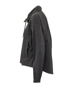 Herno Drawstring Zip Hooded Jacket