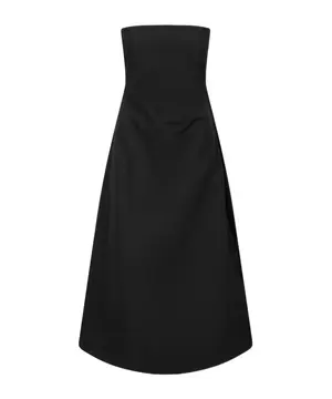 Staud Kennedy Faille Bandeau Dress