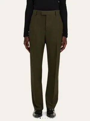 FERRAGAMO Mid-rise Tailored Trousers