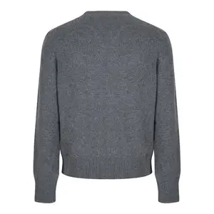 Burberry Ekd Intarsia-knit Crewneck Jumper - Grey
