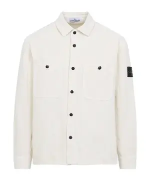 Stone Island Cotton Overshirt - Ivory