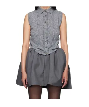 SHUSHU/TONG Sleeveless Cardigan
