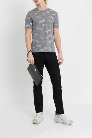 Versace Logo Printed T-shirt