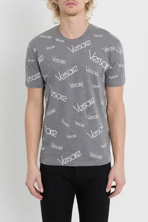 Versace Logo Printed T-shirt
