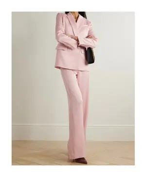 Veronica Beard Ronin High Waist Wide Leg Trousers