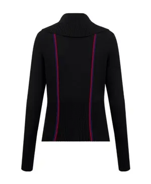 Dior Alps Stand-collar Sweater - Black