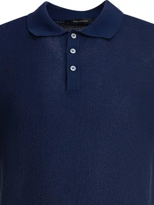Tagliatore Short-sleeved Buttoned Polo Shirt