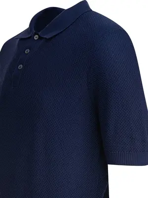 Tagliatore Short-sleeved Buttoned Polo Shirt