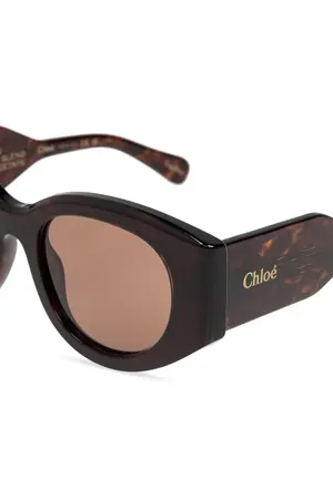 Chloé Oval Frame Sunglasses