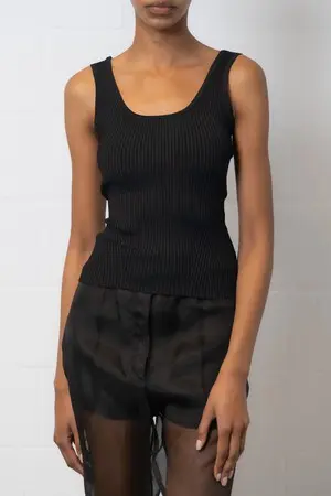 Zimmermann Sleeveless Vest With Rib Details