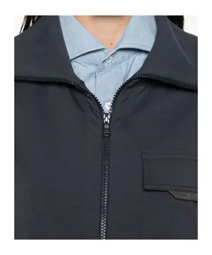 Brunello Cucinelli Zip-fastening Patch-pocket Top