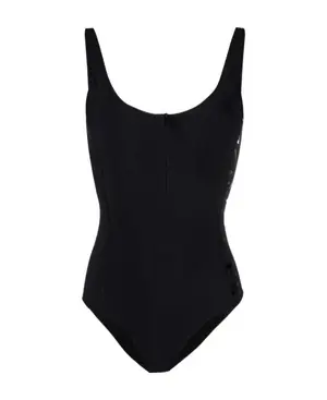 Moncler Logo-print Sleeveless Bodysuit - Black