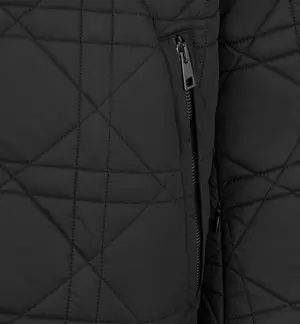 Dior Alps Macrocannage Hooded Down Jacket - Black