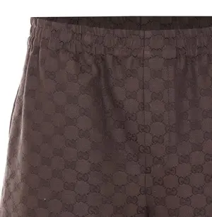 Gucci Monogrammed Elastic Waist Shorts
