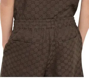 Gucci Monogrammed Elastic Waist Shorts