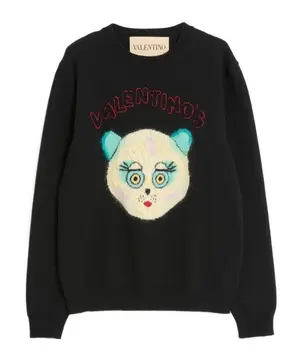 Valentino Garavani Le Chat De La Maison' Crewneck Jumper