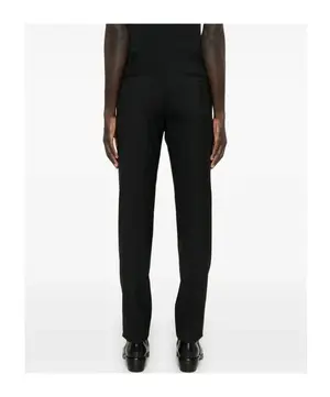 Canali Belt-loop Casual Pants - Black